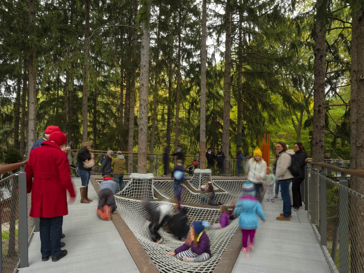 Explore the Nation's Longest Canopy Walk at Dow Gardens in Midland ...
